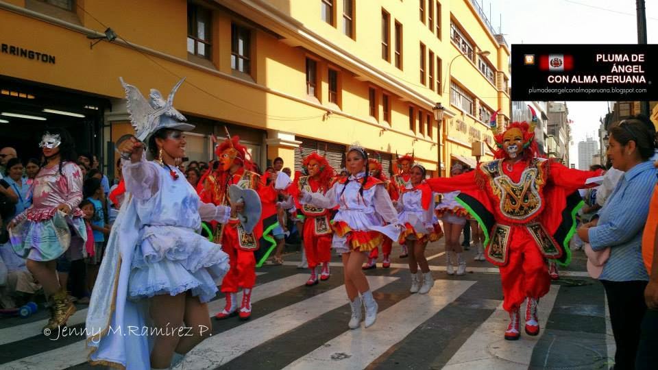 PLUMA DE ÁNGEL CON ALMA PERUANA: Fotos: Carnavales en Lima