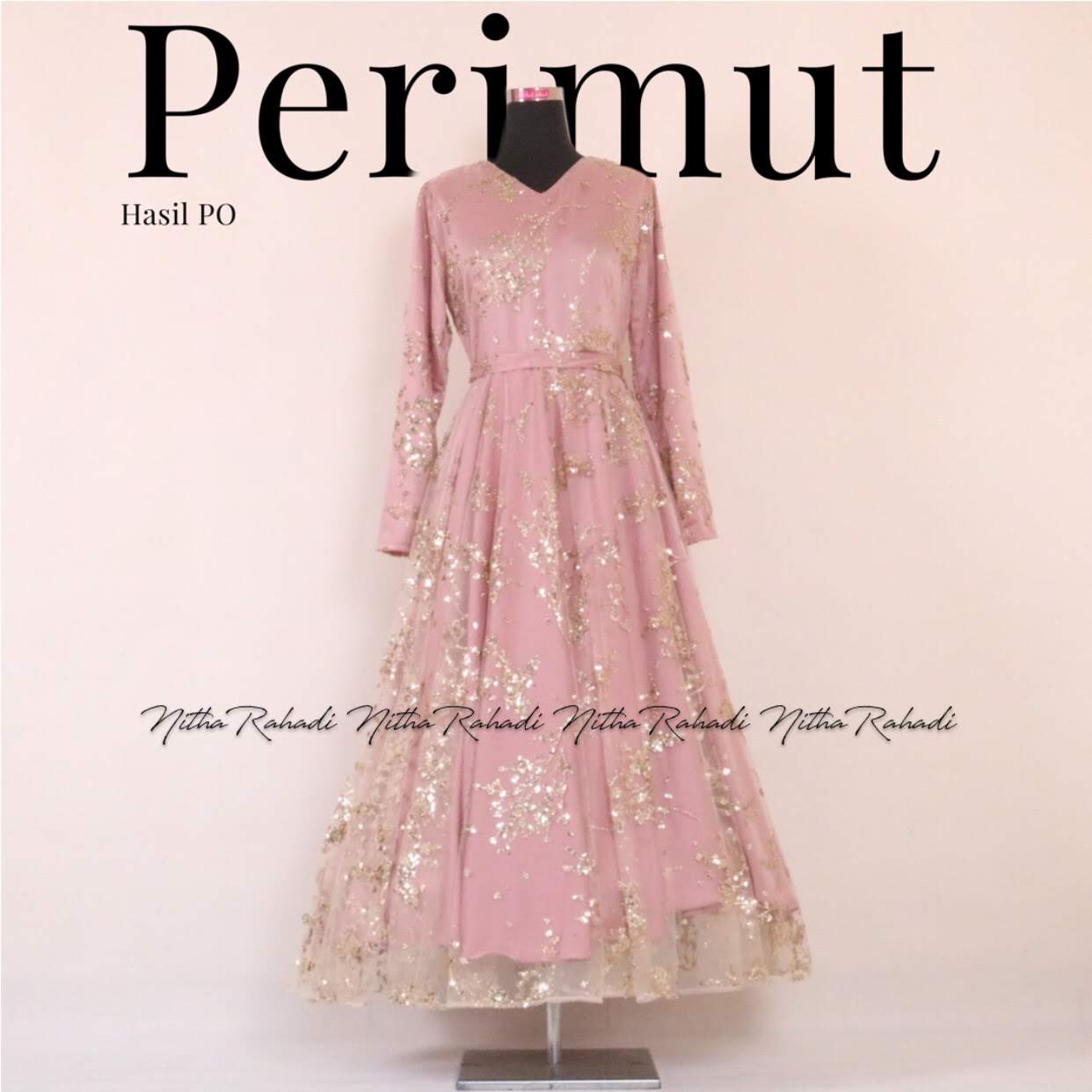 PERIMUT PAYET DRESS BY NITHA RAHADI | Gerai Gamis Shafiyya