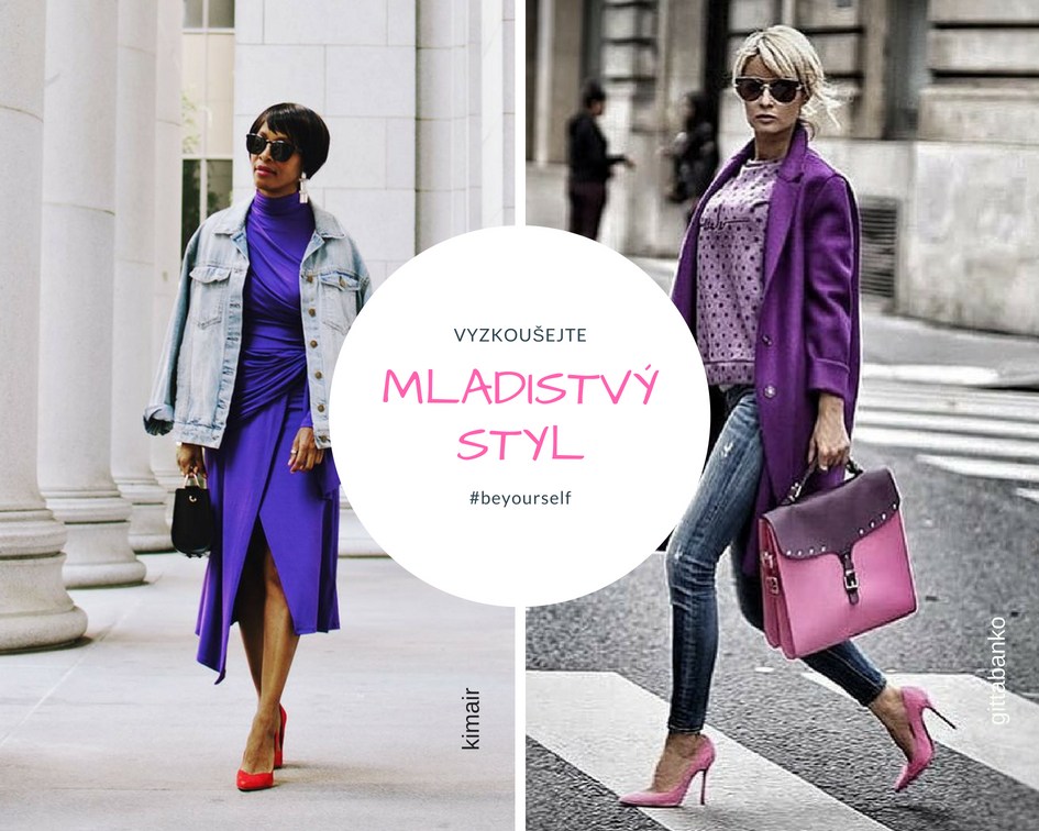 40+ Fialová barva a 5 tipů jak ji nosit