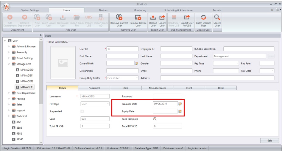 FingerTec Technical Blog: October 2016