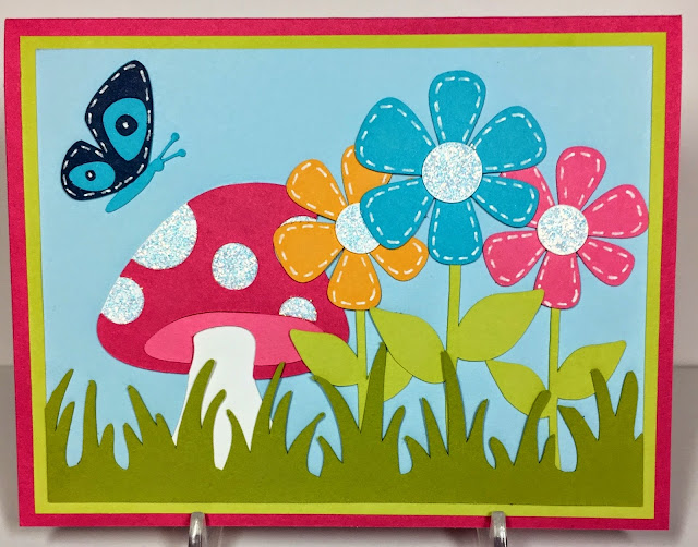 Simply Pam: Spring Scene Cookie Card