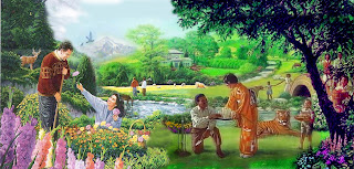 Paraíso, Novo Mundo, JW Paradise Mural Paintings,New Things Ap. 21:5