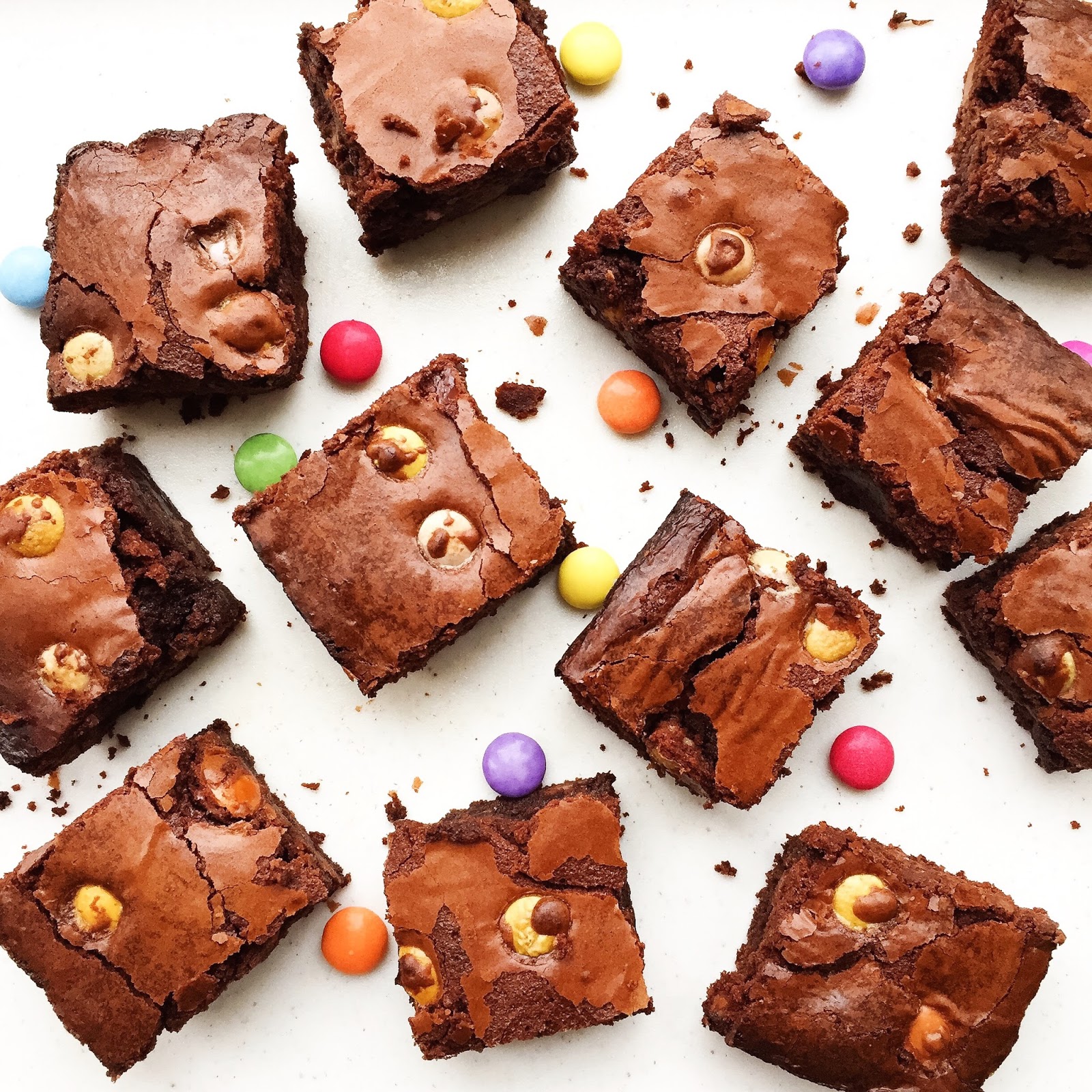 Smarties Brownies | Recipe