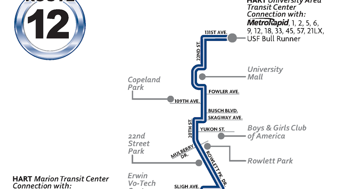 In Transit - The Official HART Transit Blog: Route of the Week: Route 12