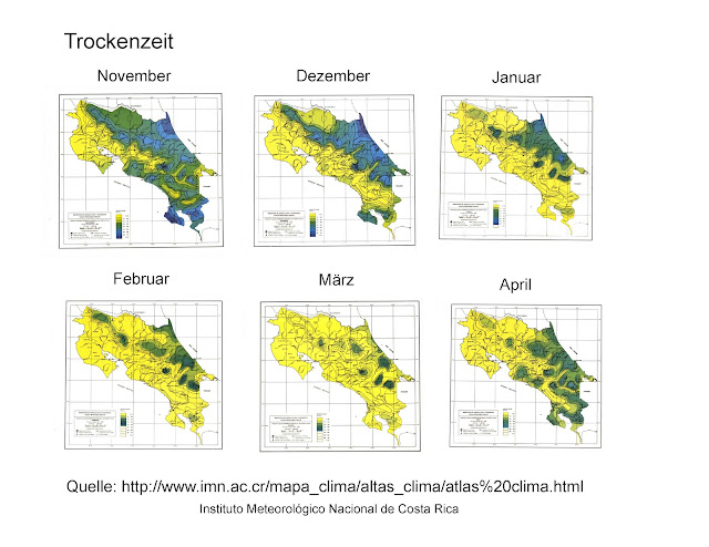 Costa Rica Reisebetty: Beste Reisezeit in Costa Rica