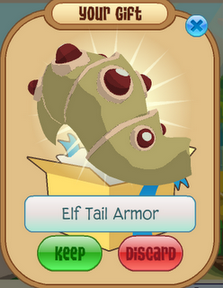 Little TinyIvy's animal jam Feral: Elf tail armor
