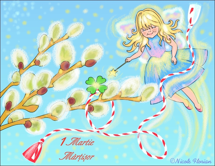 Nicole's Free Coloring Pages: 1 Martie Martisor * Desen de colorat ...