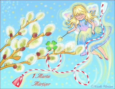 Nicole's Free Coloring Pages: 1 Martie Martisor * Desen de colorat ...