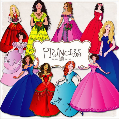 Lindo Scrapt kit de Princesas | Cute e Girly