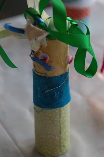 our paper boat: Toilet Roll People