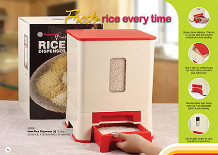 TUPPERWARE WONDERLAND: RICE DISPENSER