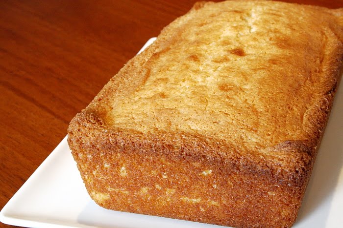 Lemon Drop: Double Vanilla Sour Cream Cake