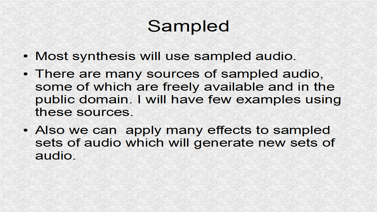 Audio Programming In Python: 2. Creating Audio with PySynth