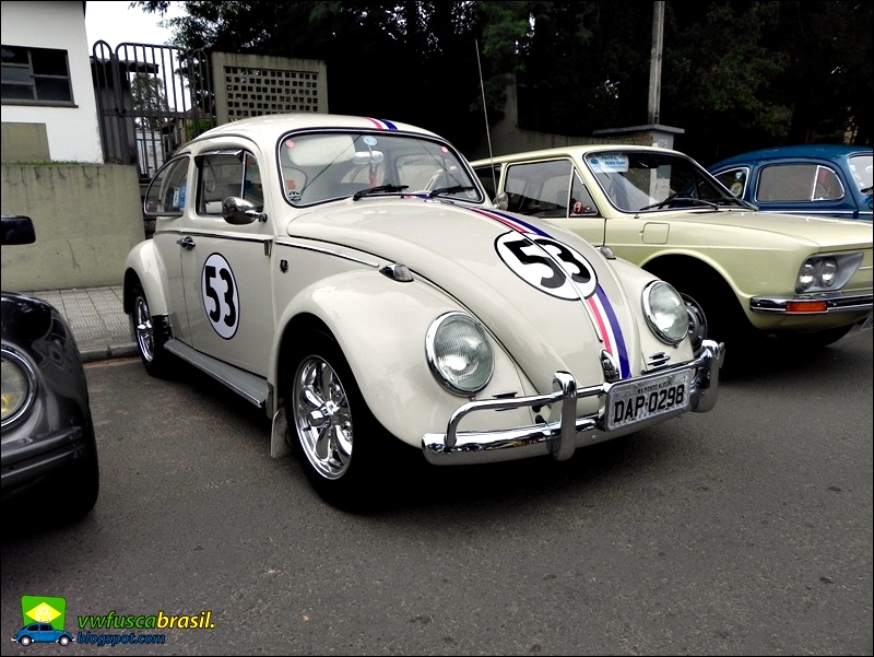 VW Fusca Brasil: Cores - Branco Pérola
