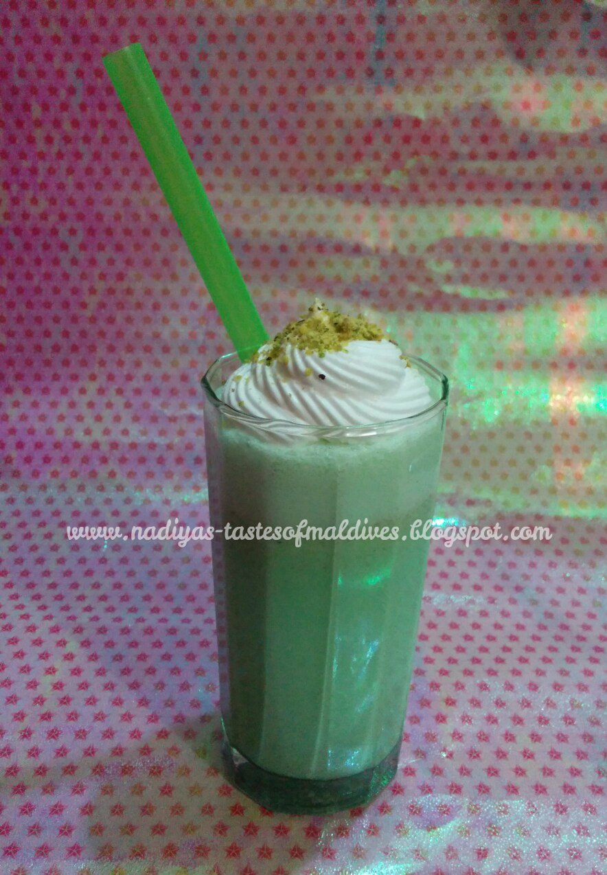 Nadiya's Tastes Of Maldives: Red Velvet Milkshake, Pistachio Milkshake ...