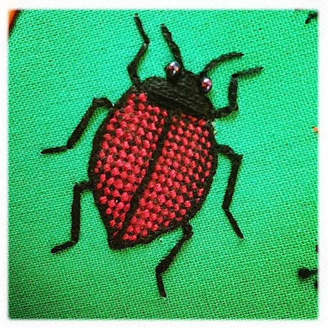 Leas lille verden: Stumpwork biller. Kryb og kravl!