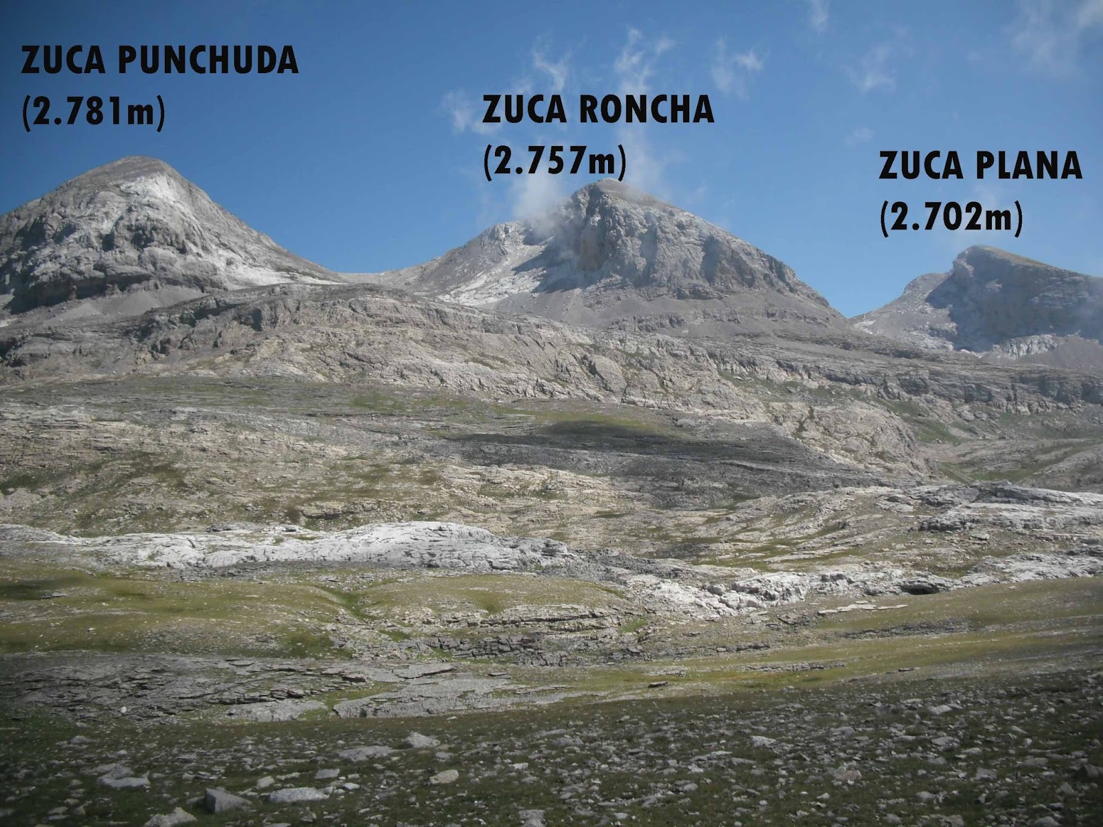LA CABRA DE MONTE: ASCENSION A LAS TRES MARIAS-PARQUE NACIONAL DE ORDESA.