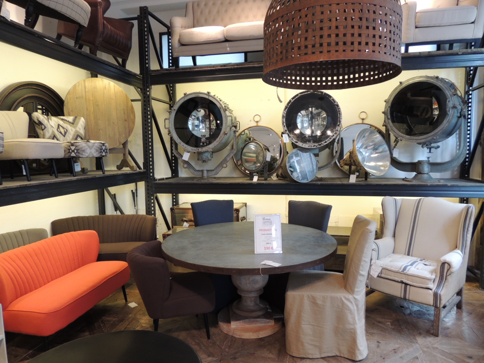 La Boutique | deco industrial en Paris - Ministerio de diseño