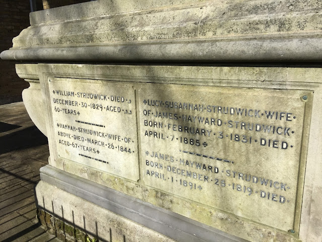 just saying ...: the cheesemonger and his tomb in the leafy churchyard ...