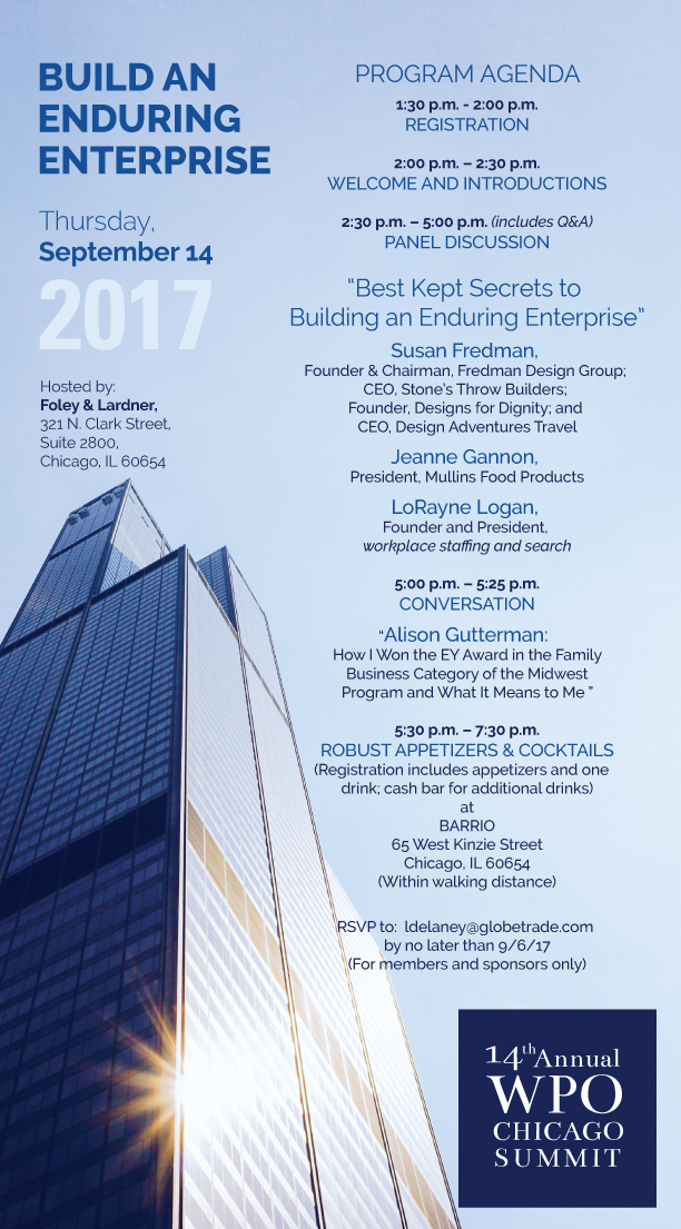 Women Presidents Organization Chicago: 14th Annual WPO Chicago Summit 9 ...