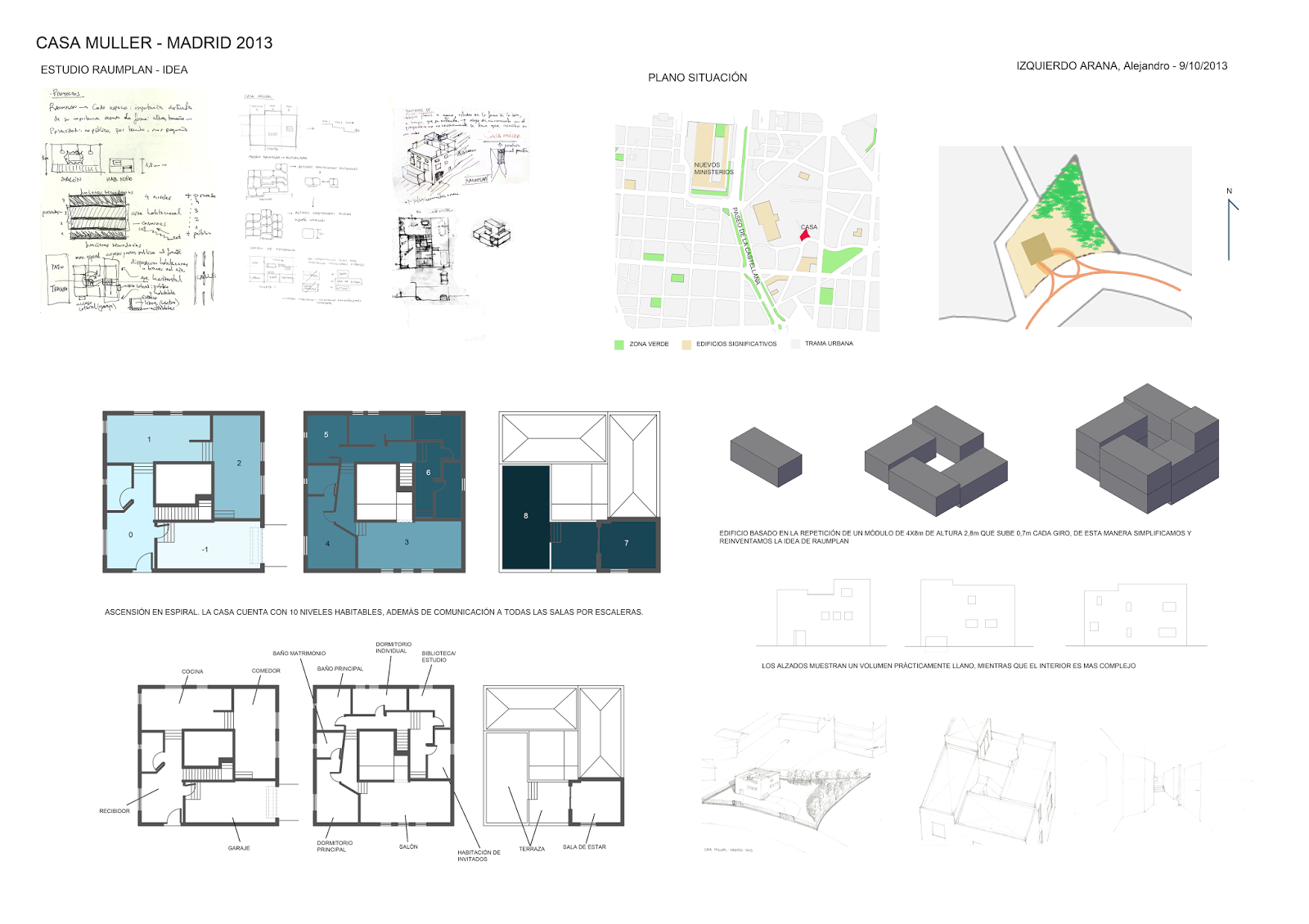 Alejandro Izquierdo Arana PAIV: Entrega 1 - Casa Muller en entorno de ...