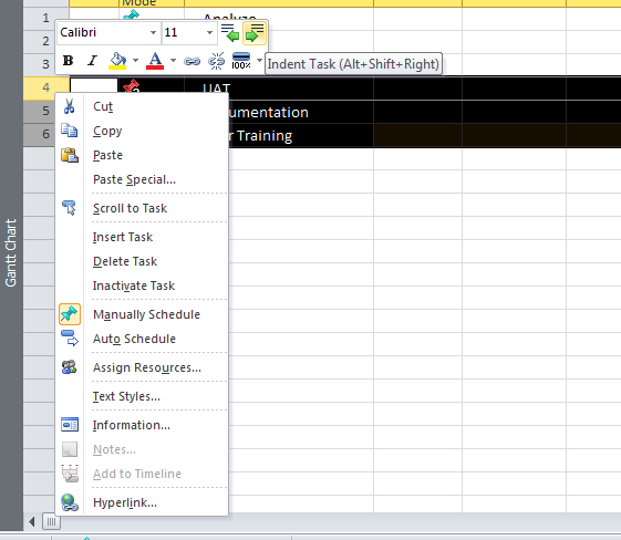 Adding Tasks | Quick MS Project