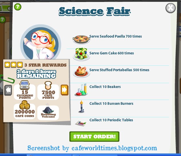 Cooking Tale: Science Fair