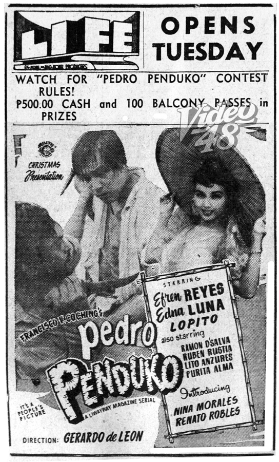 Video 48: THE FIFTIES # 258: EFREN REYES, EDNA LUNA, LOPITO IN F.V ...