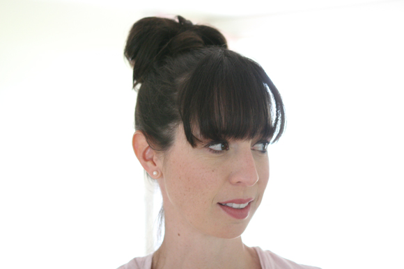 Four Flights of Fancy: Sleek Top Bun Tutorial