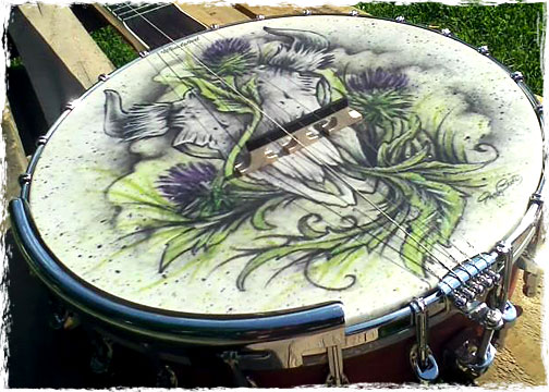 INSIDE THE ROCK POSTER FRAME BLOG: Brady Scott Cigar Box Guitar ...