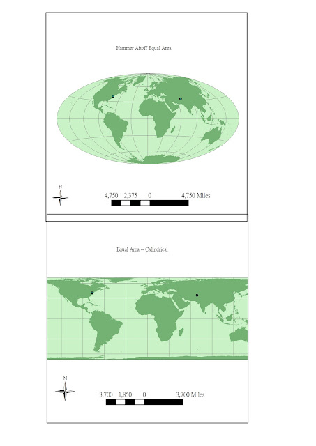 GIS Lab: Lab 5 Map Projection