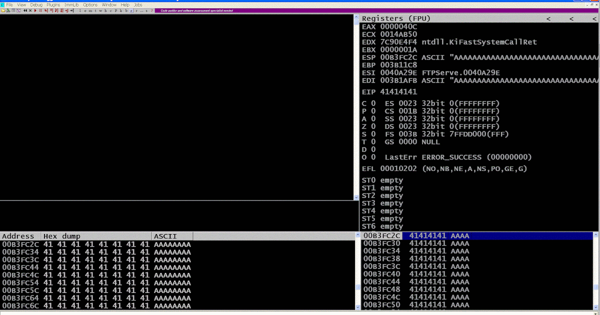 Learning by practicing: Beginning Windows Exploit Development - Stack Based (Remote) Buffer ...