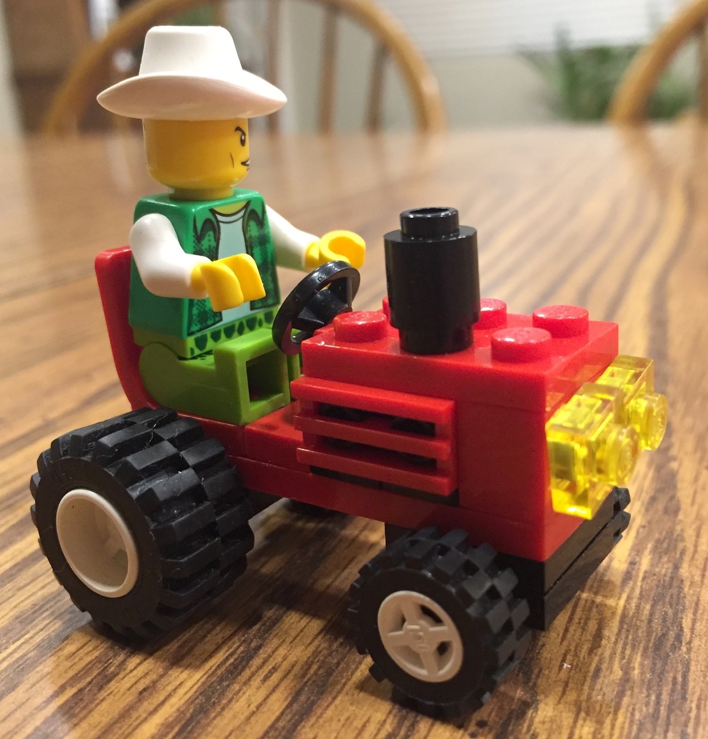 Utah Bricks: Tractor- red