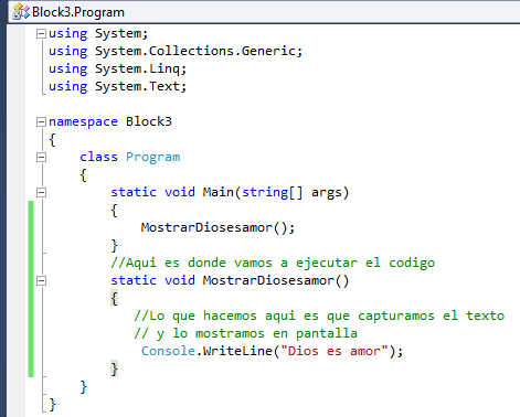 Funciones y Arreglos en C#