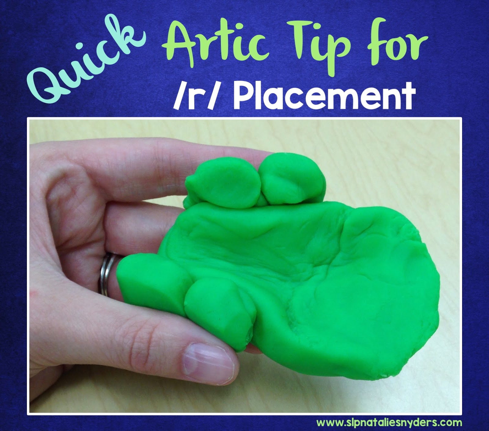 Another Quick Articulation Tip for the /r/ Sound!