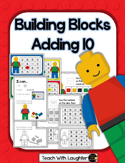 Teach With Laughter: Building Block Doubles and writing idea