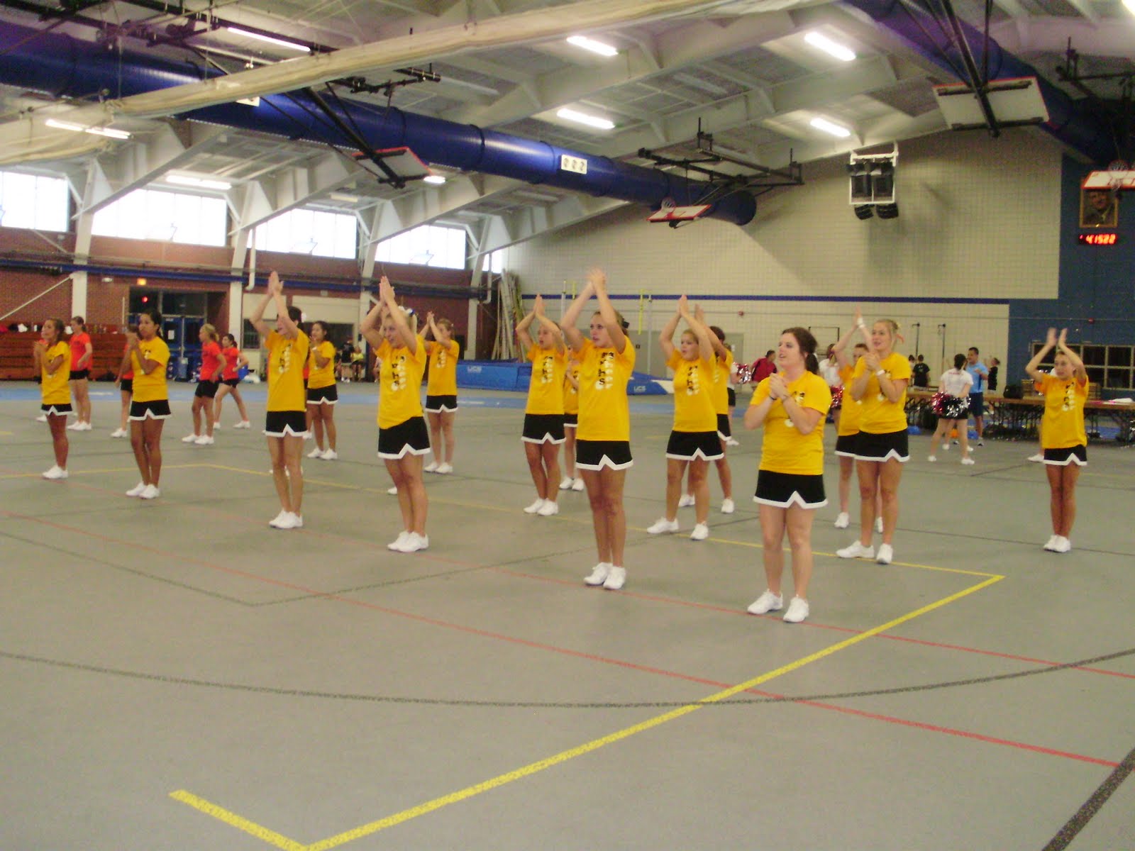 North Platte High School Cheerleading: Cheer Camp - Day 1