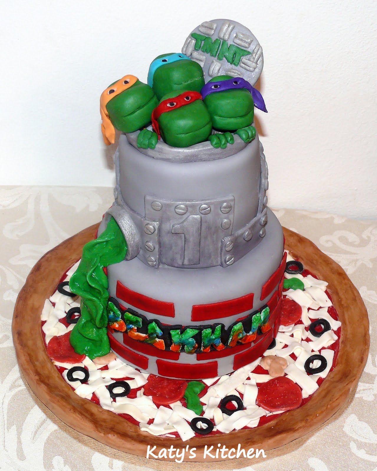 Katy's Kitchen: Teenage Mutant Ninja Turtles TMNT Cake