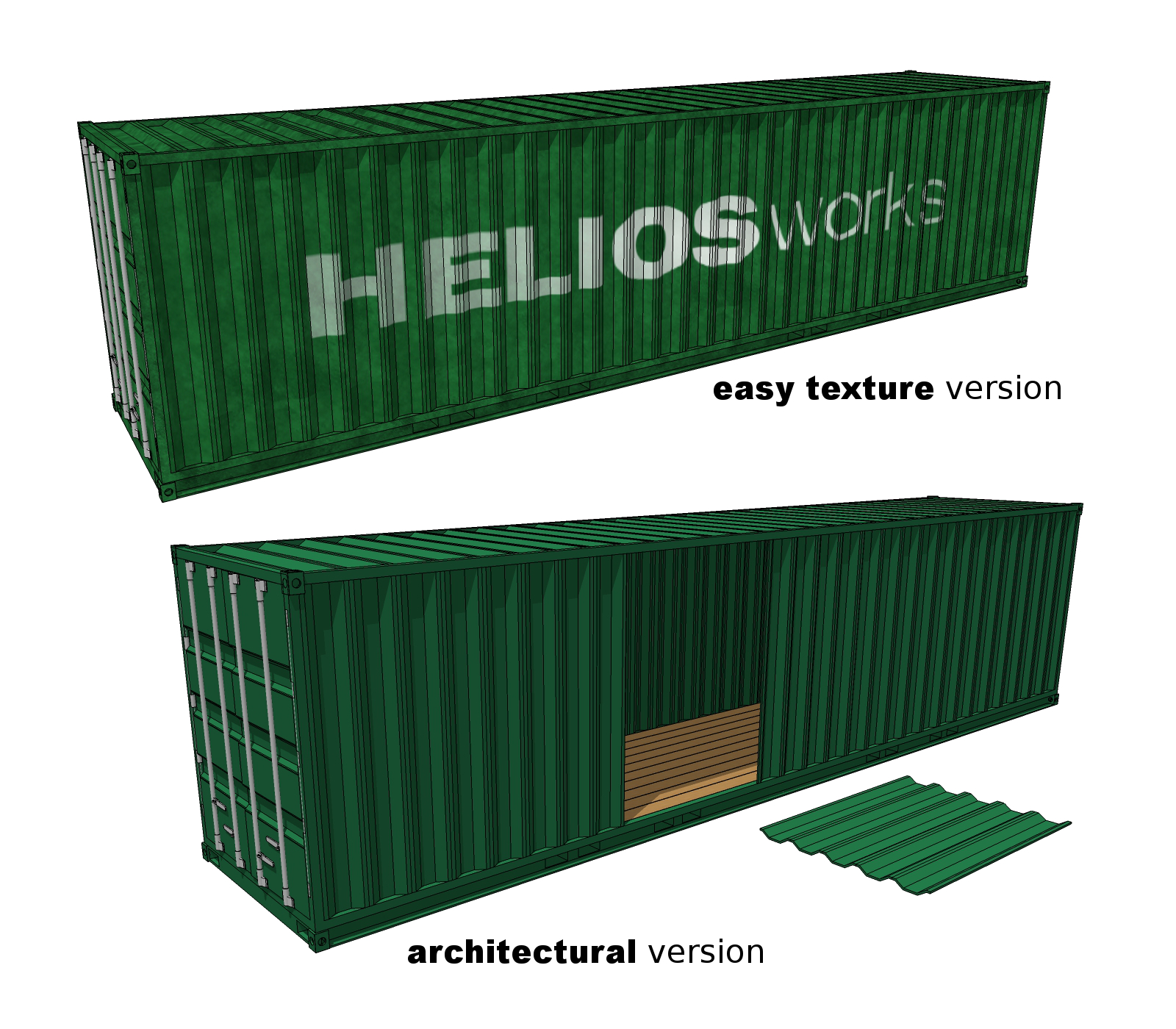 Helios Labs: 3D Shipping Containers in SketchUp