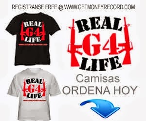 GETMONEYRECORD.COM: REAL G4 LIFE T-SHIRTS/CAMISAS
