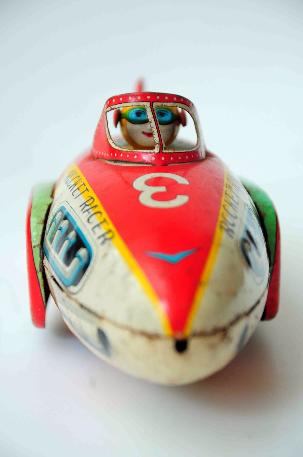 Old Vintage Gallery: Rocket Racer Tin Toy - Japan Circa 1950