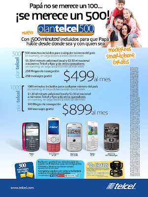 Global Publicidad: Conoce el nuevo plan Telcel 500