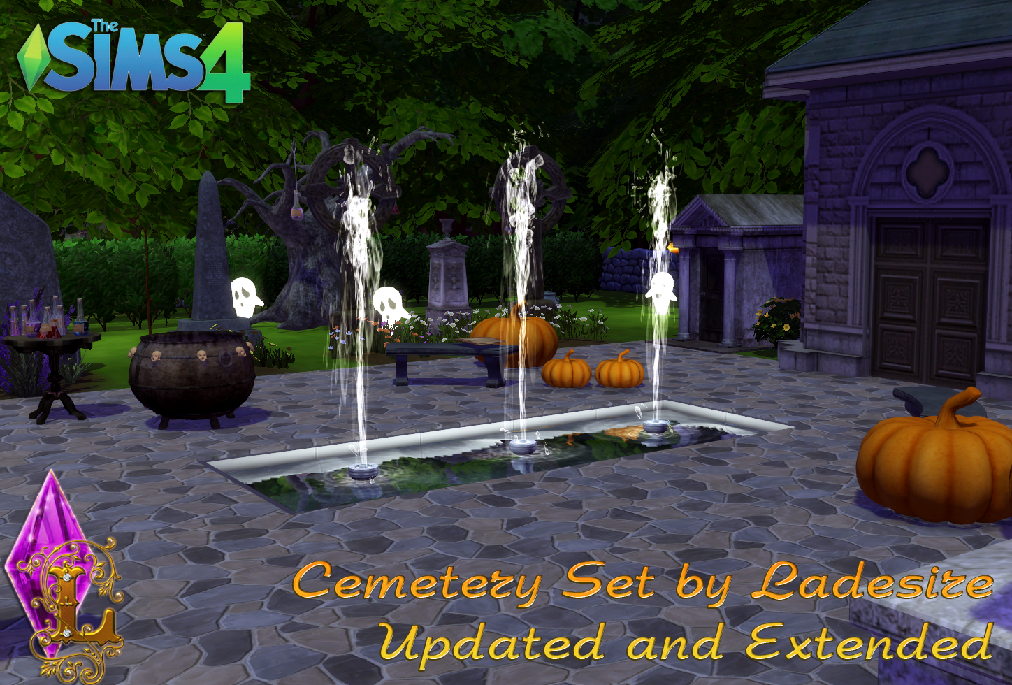 Ladesire's creative corner): TS4 - Cemetery Set (Updated and Extended ...
