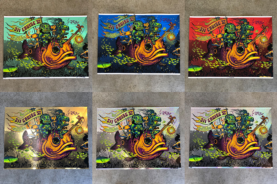 INSIDE THE ROCK POSTER FRAME BLOG: Munk One 311 Cruise Posters Release