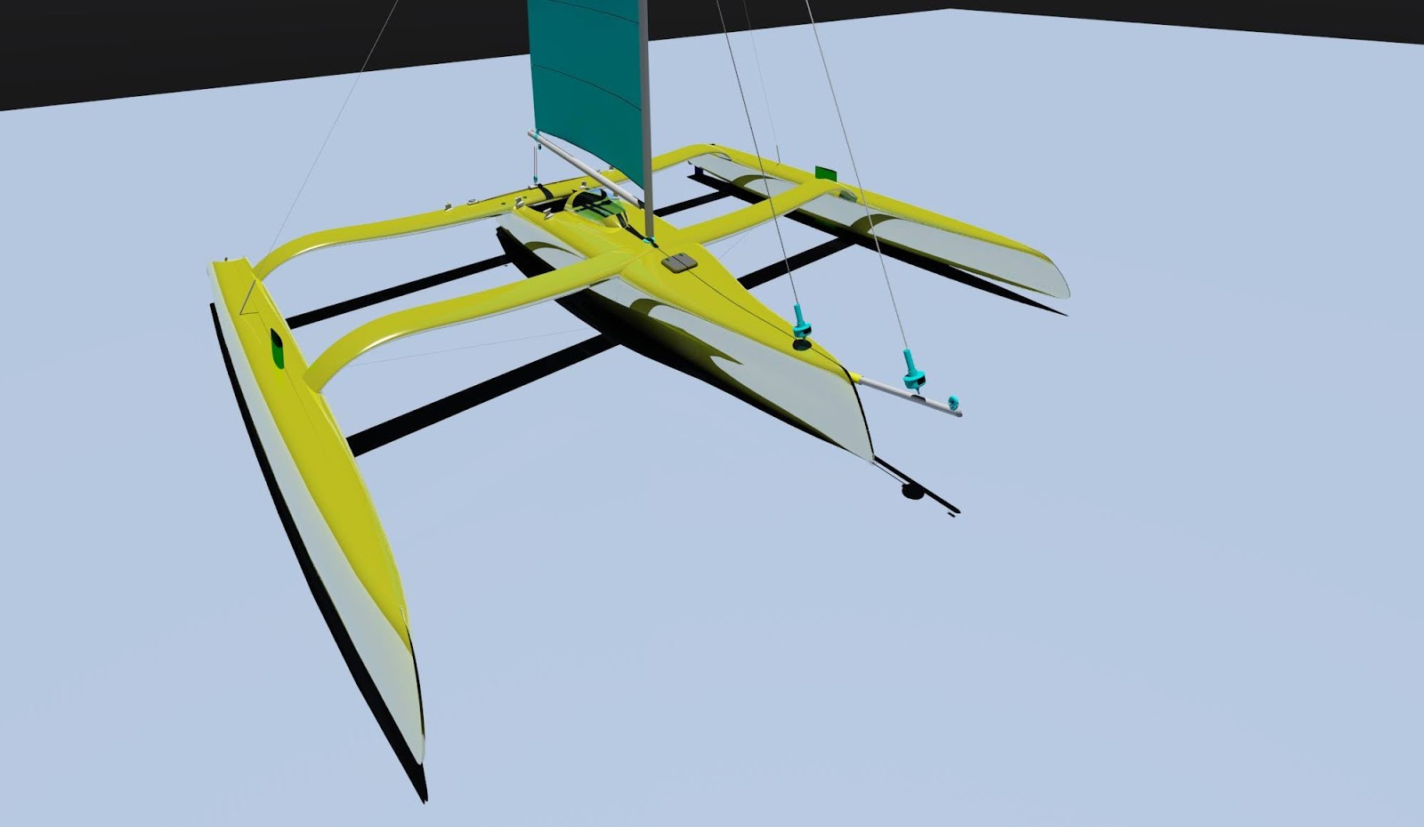 Trimaran Projects and Multihull News: Kurt Hughes 40' racing trimaran ...