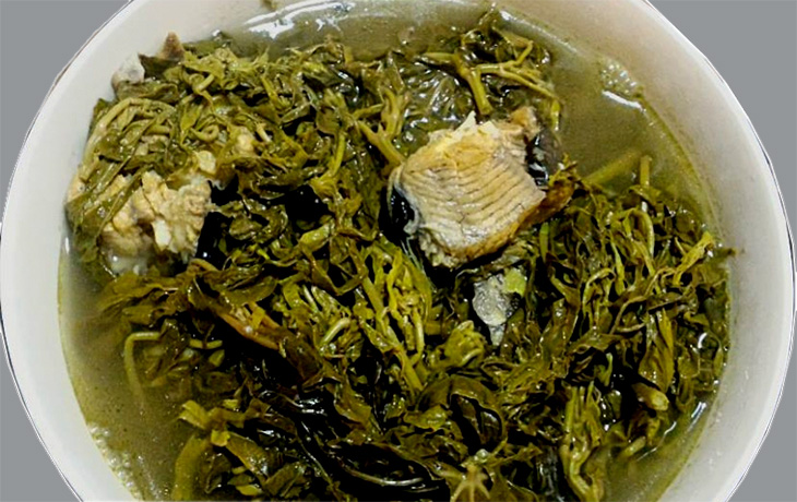 Canh rau sắn chua nấu cá, món ngon Phú Thọ gợi nhớ một thời tuổi thơ ...