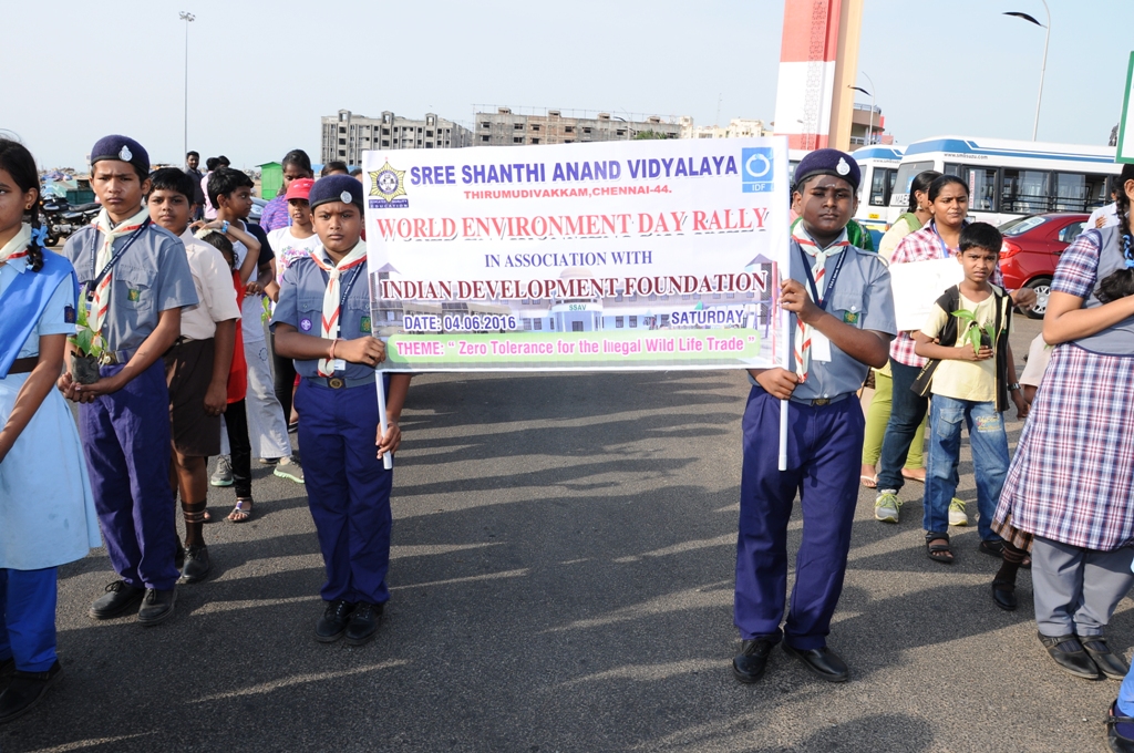 INDIAN DEVELOPMENT FOUNDATION: World Environment Day 2016 – Awareness Rally