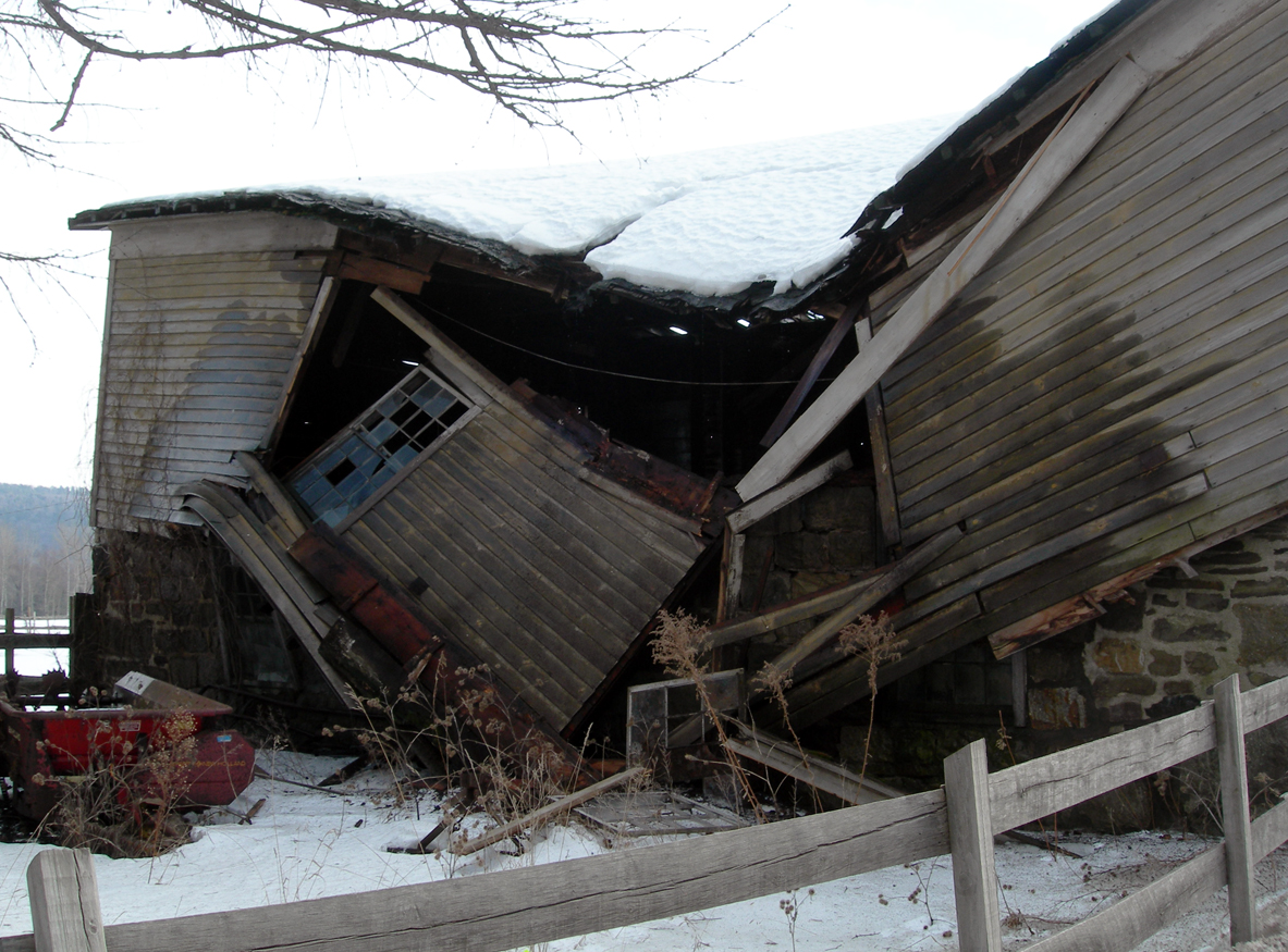 Lester's Flat: This old barn is falling down, falling down, falling down...