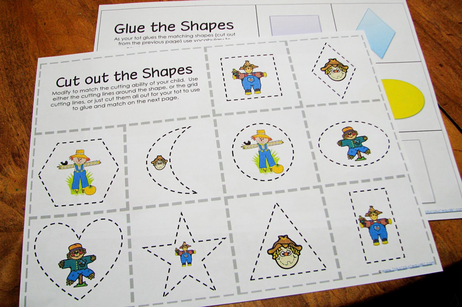 Mommy's Little Helper: Scarecrow Preschool Theme