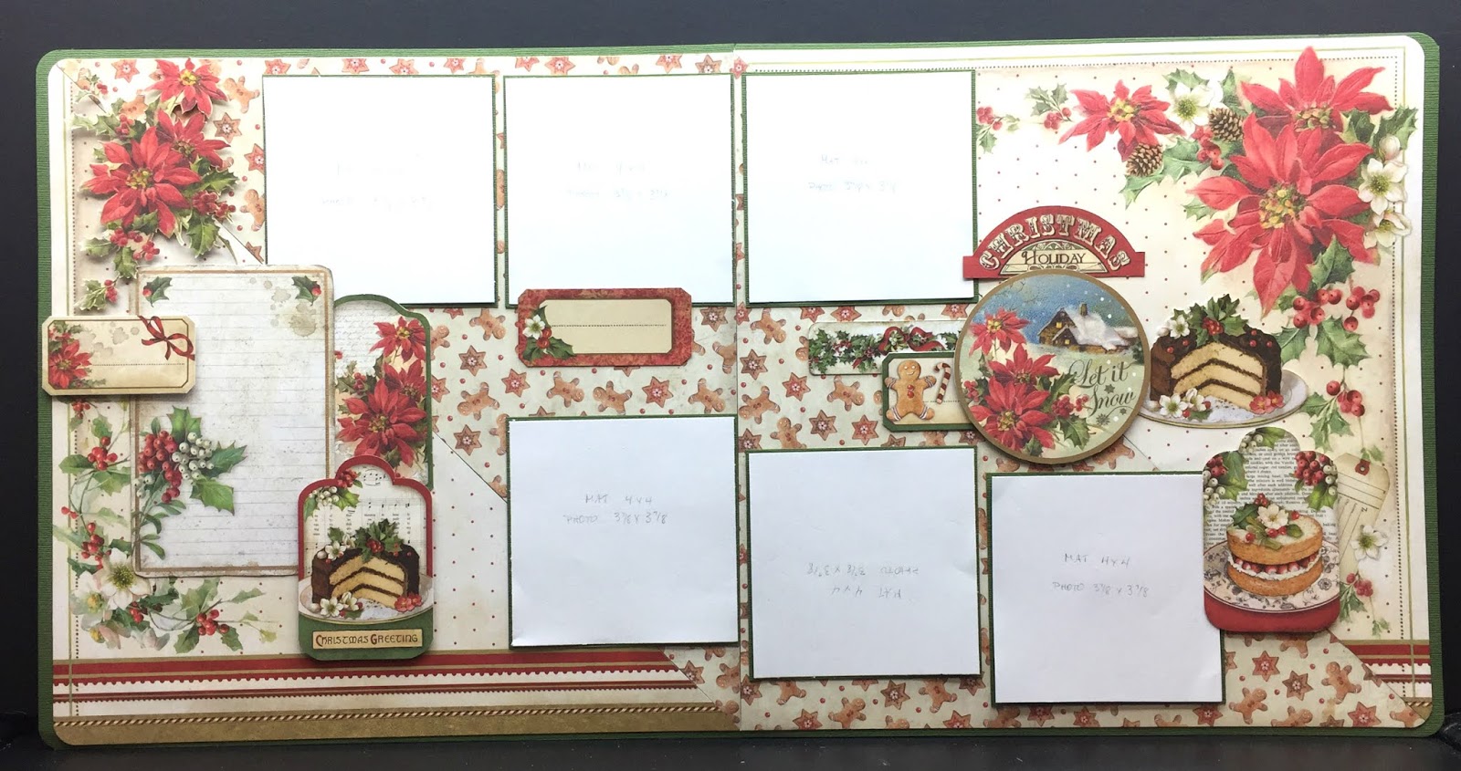 Stamperia "Christmas Vintage" Layouts | Aspiring to Creativity